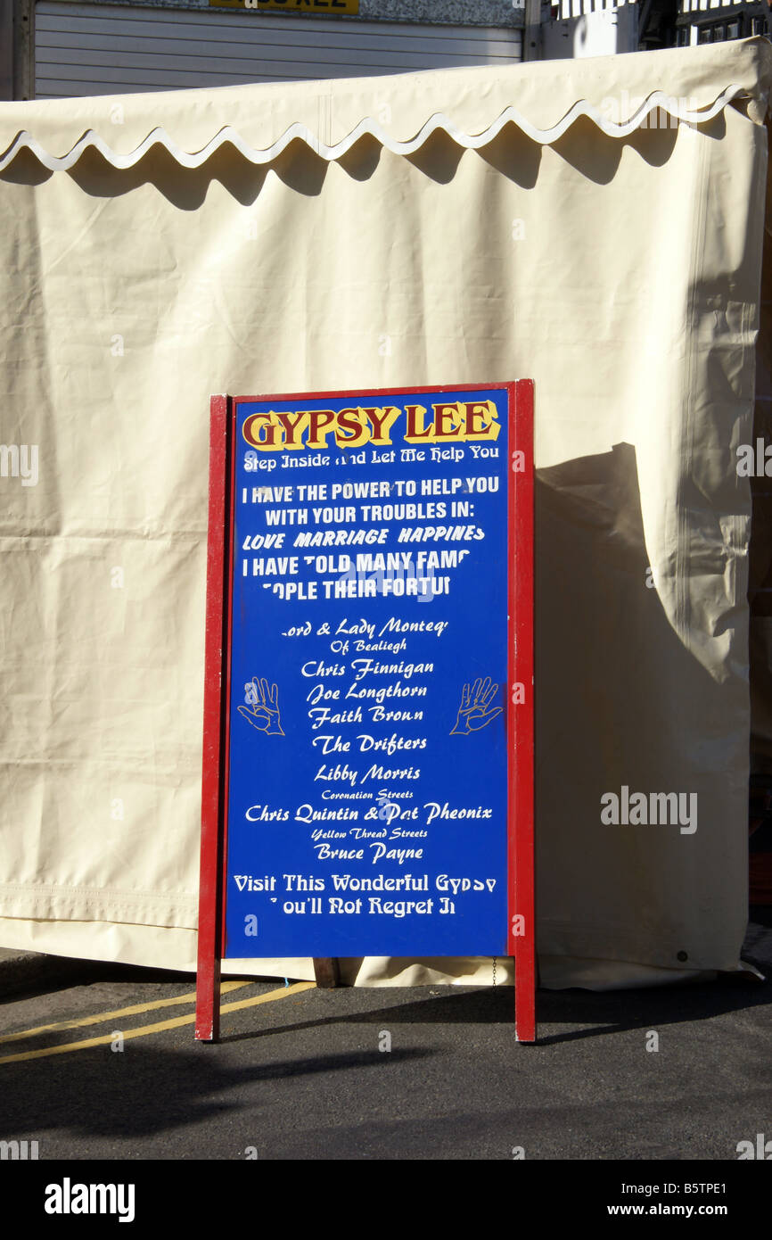 Fortune Teller sign Stock Photo - Alamy