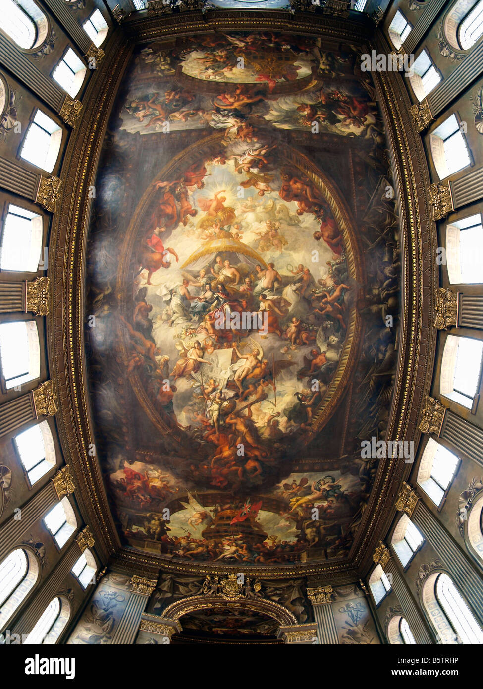 The Painted Hall by Sir James Thornhill Old Royal Naval College ...
