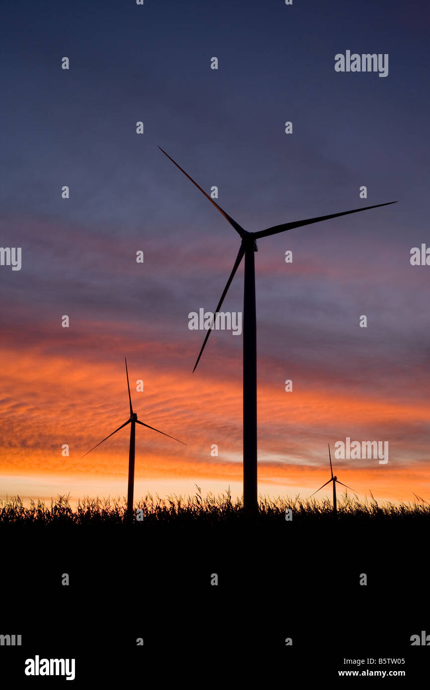 wind turbines, Howard County, Iowa Stock Photo - Alamy