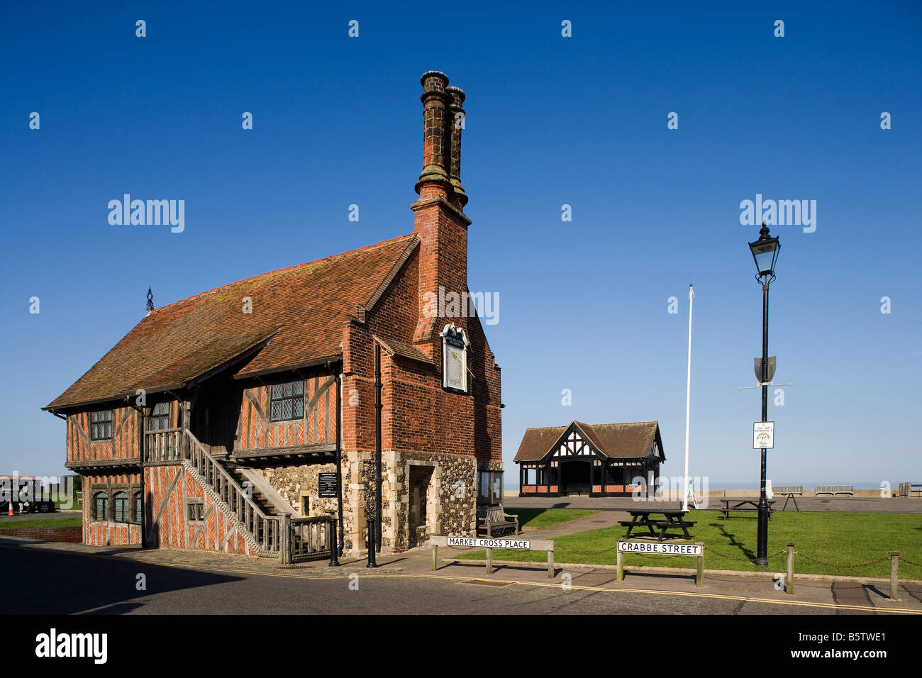 Aldeburgh Market Cross Place Tudor Moot Hall Red brick building Tudor ...