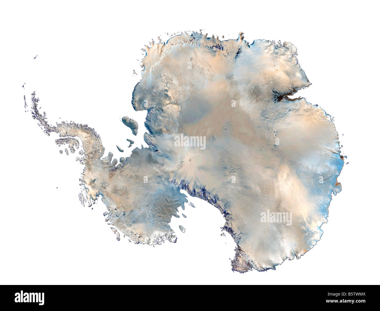 Antarctica Satellite Image High Resolution Stock Photography and Images ...