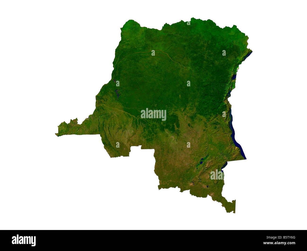 Democratic republic of the congo map hi-res stock photography and ...