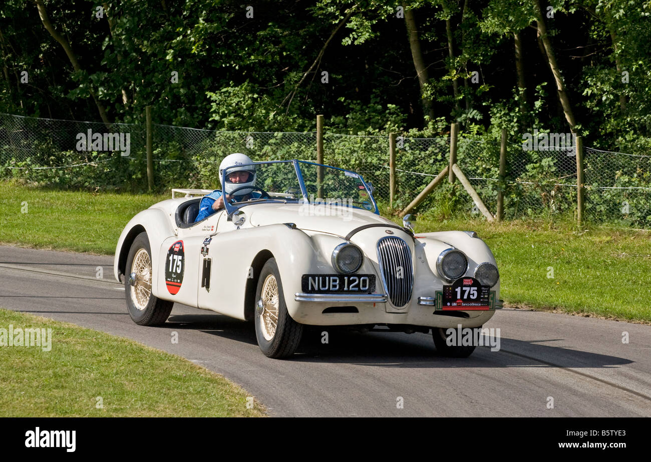 1950 Jaguar XK120 "Nub 120" rally car at Goodwood Festival of Speed ...