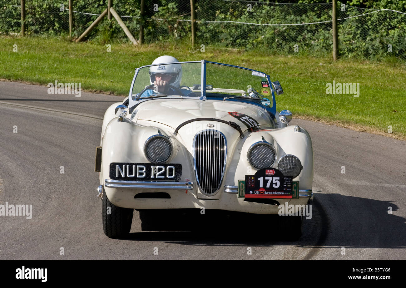 1950 Jaguar XK120 "Nub 120" rally car at Goodwood Festival of Speed ...