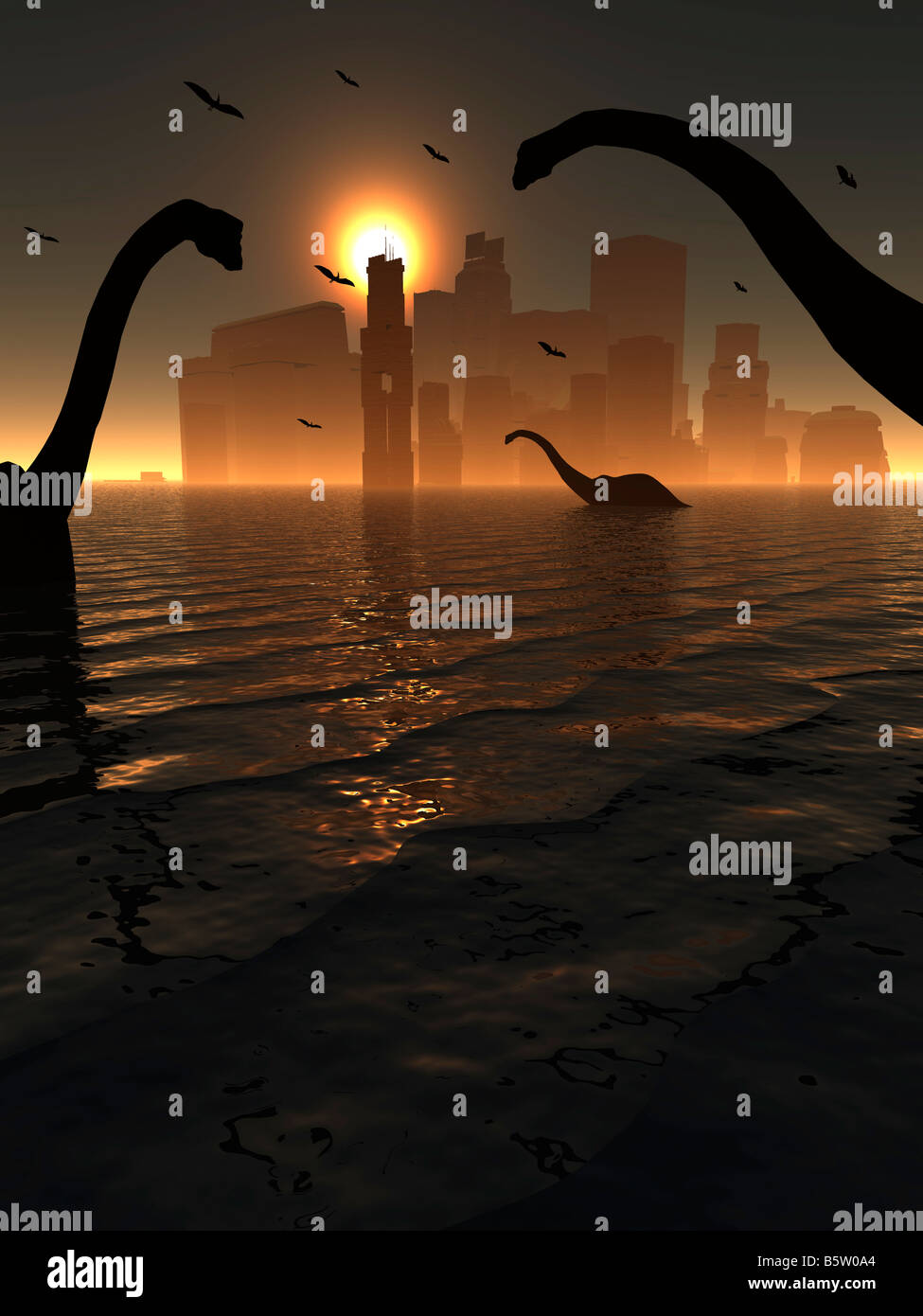 The legendary City Of Atlantis Stock Photo - Alamy