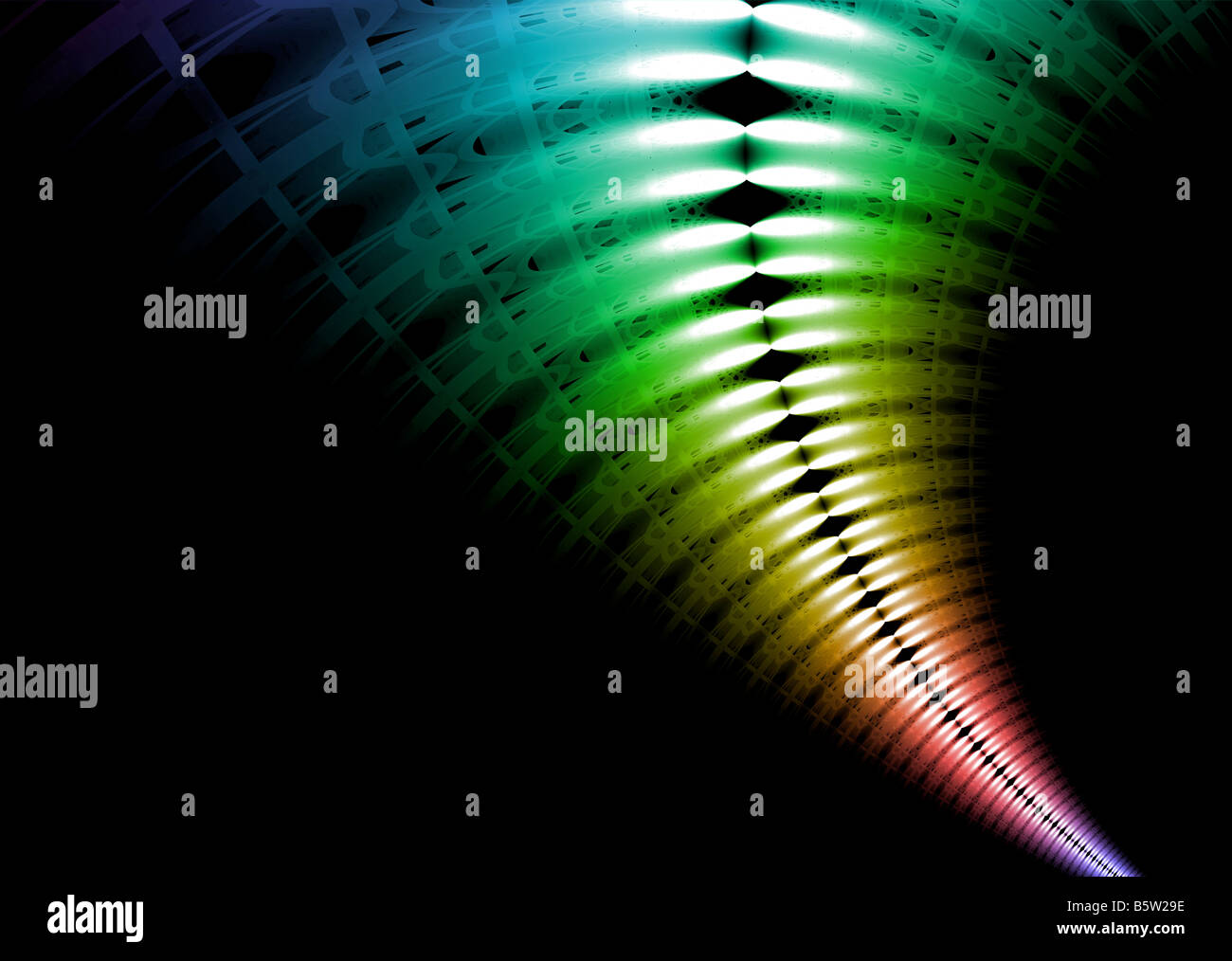 Abstract rainbow effect spreading out from the distance Stock Photo - Alamy