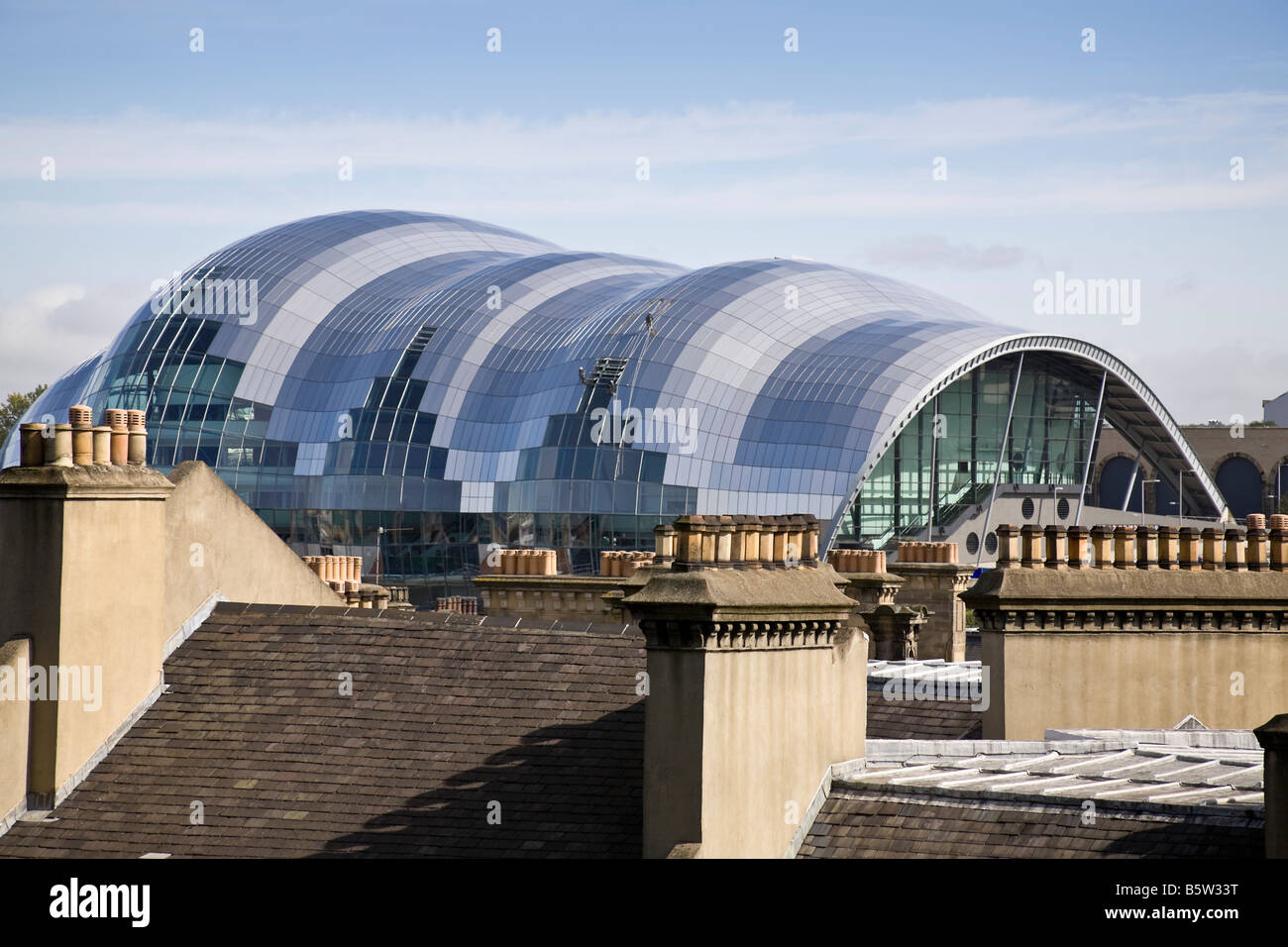 The Sage Gateshead, designed by Sir Norman Foster as a music centre in ...