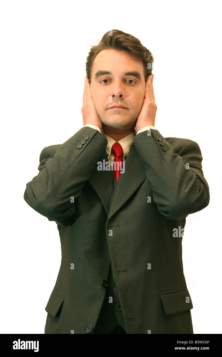Businessman concentrating on analyzing hi-res stock photography and ...