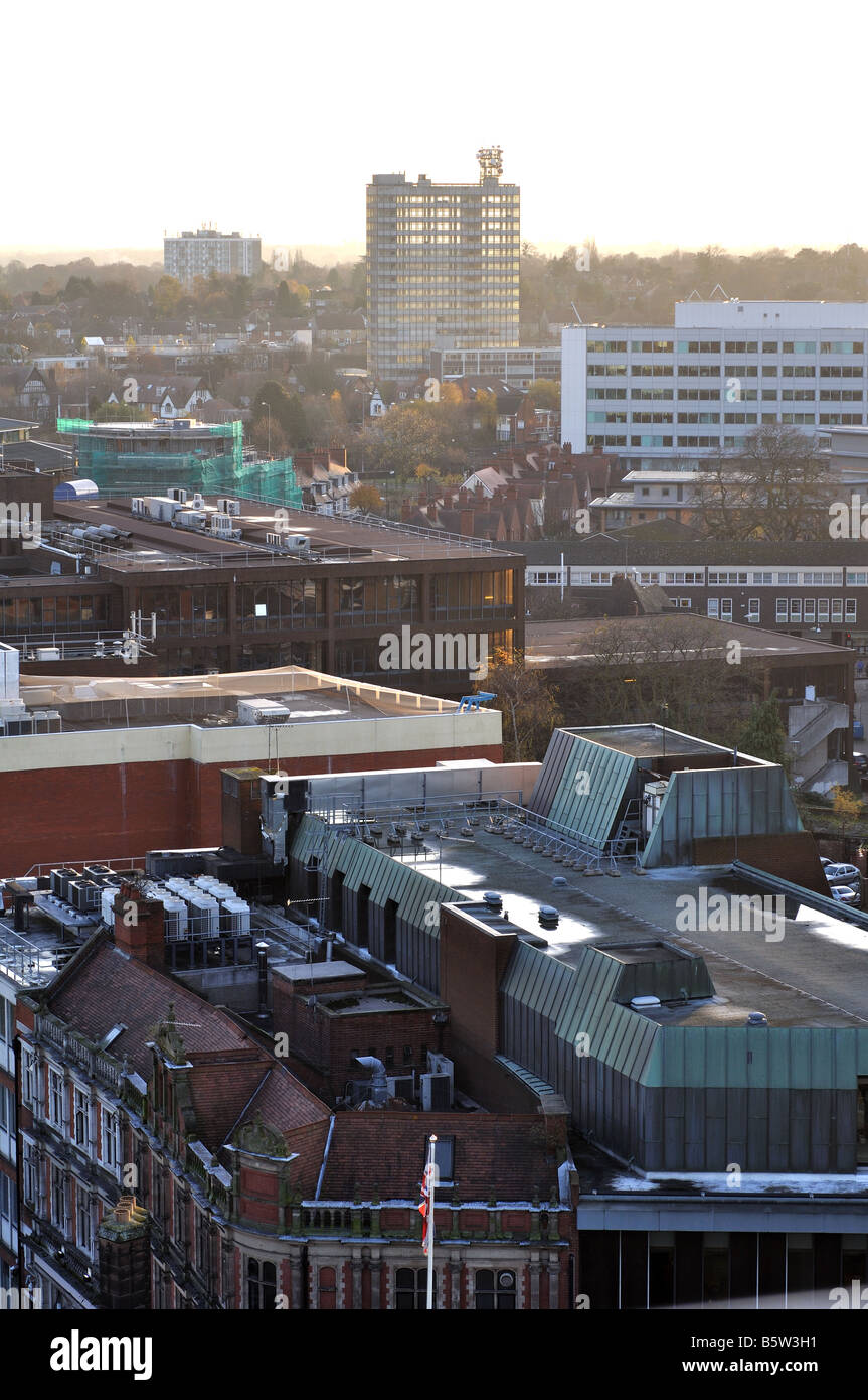 Aerial View Coventry City Centre Stock Photos & Aerial View Coventry ...