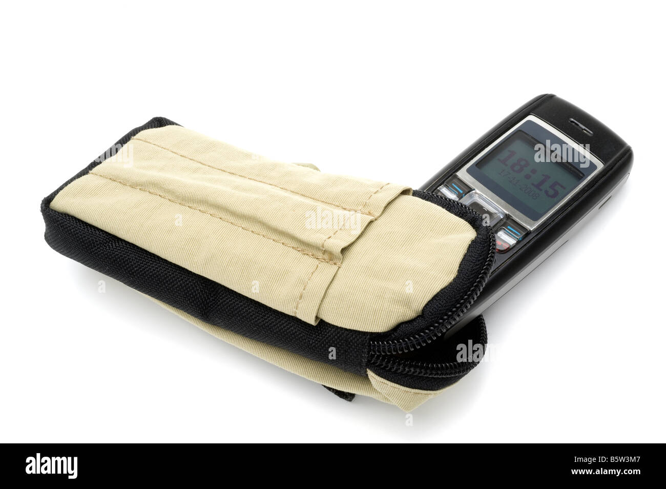 Mobile phone and case Stock Photo - Alamy