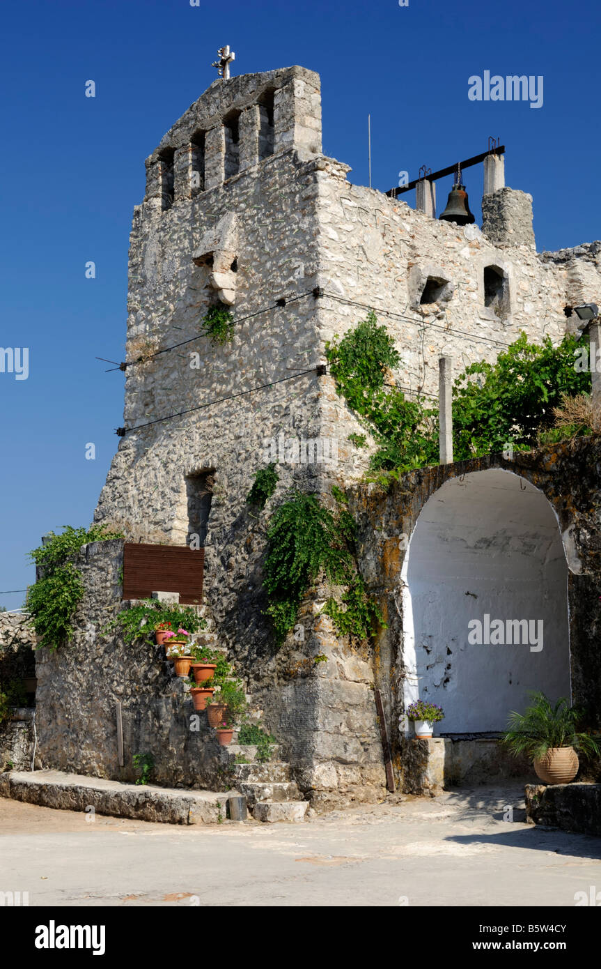 Monastery of Anafonitria (b. 14th c.), Zakynthos, Greece Stock Photo ...
