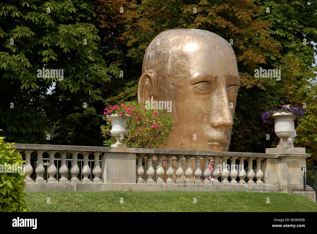 Le Prophete by Louis Derbre 2007 Luxembourg garden Paris France Stock ...