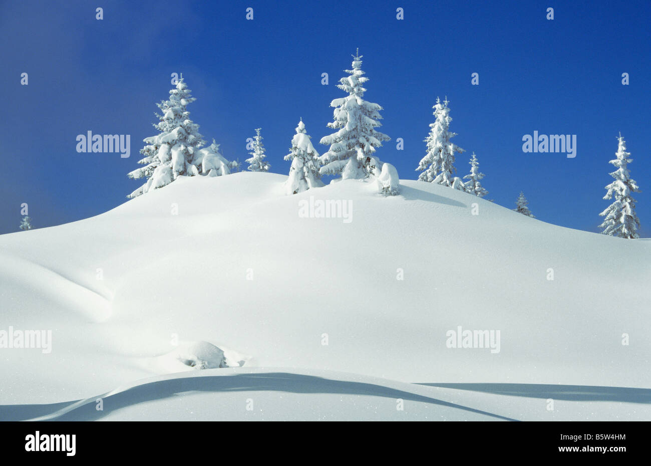 Bavaria : landscape - snow Stock Photo - Alamy