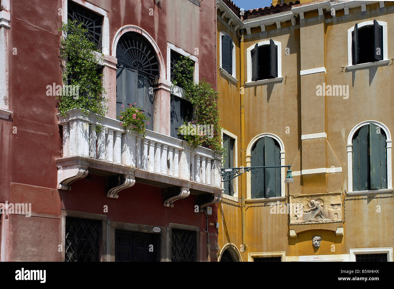 architecture colors Venice Italy Stock Photo - Alamy