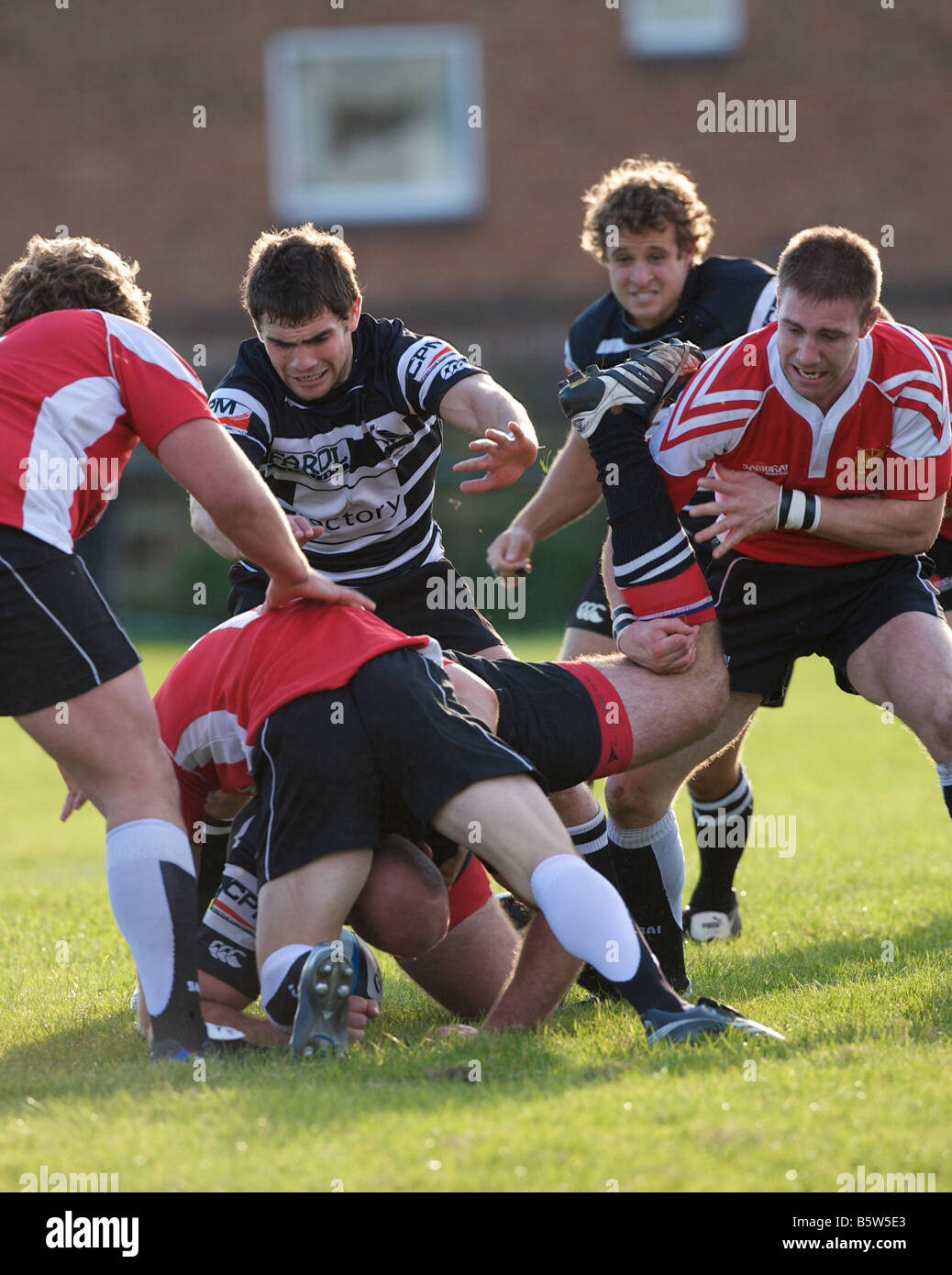 A game of rugby Stock Photo - Alamy