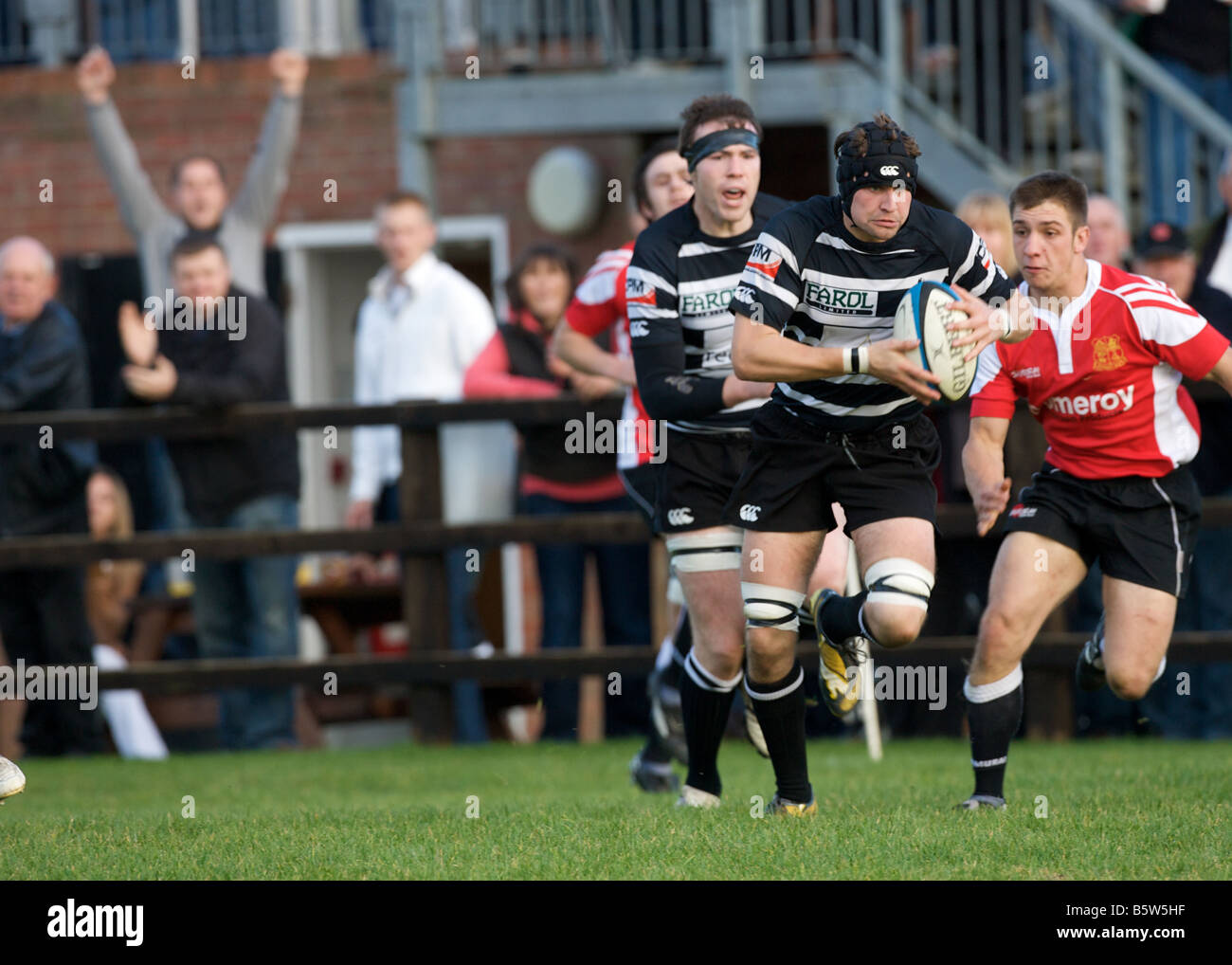 A game of rugby Stock Photo - Alamy