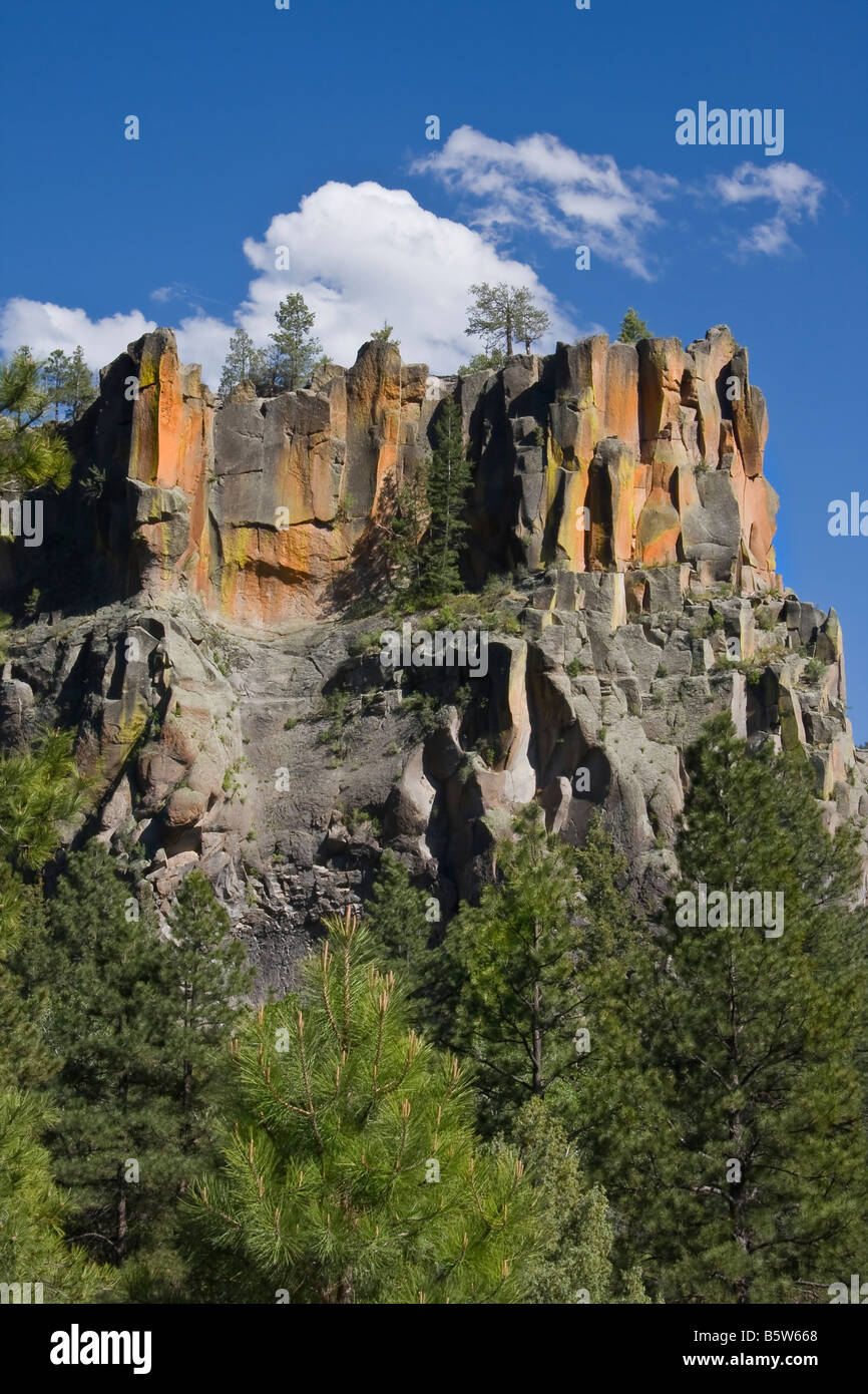 A large interesting outcrop of rock called Battleship Rock, set in ...