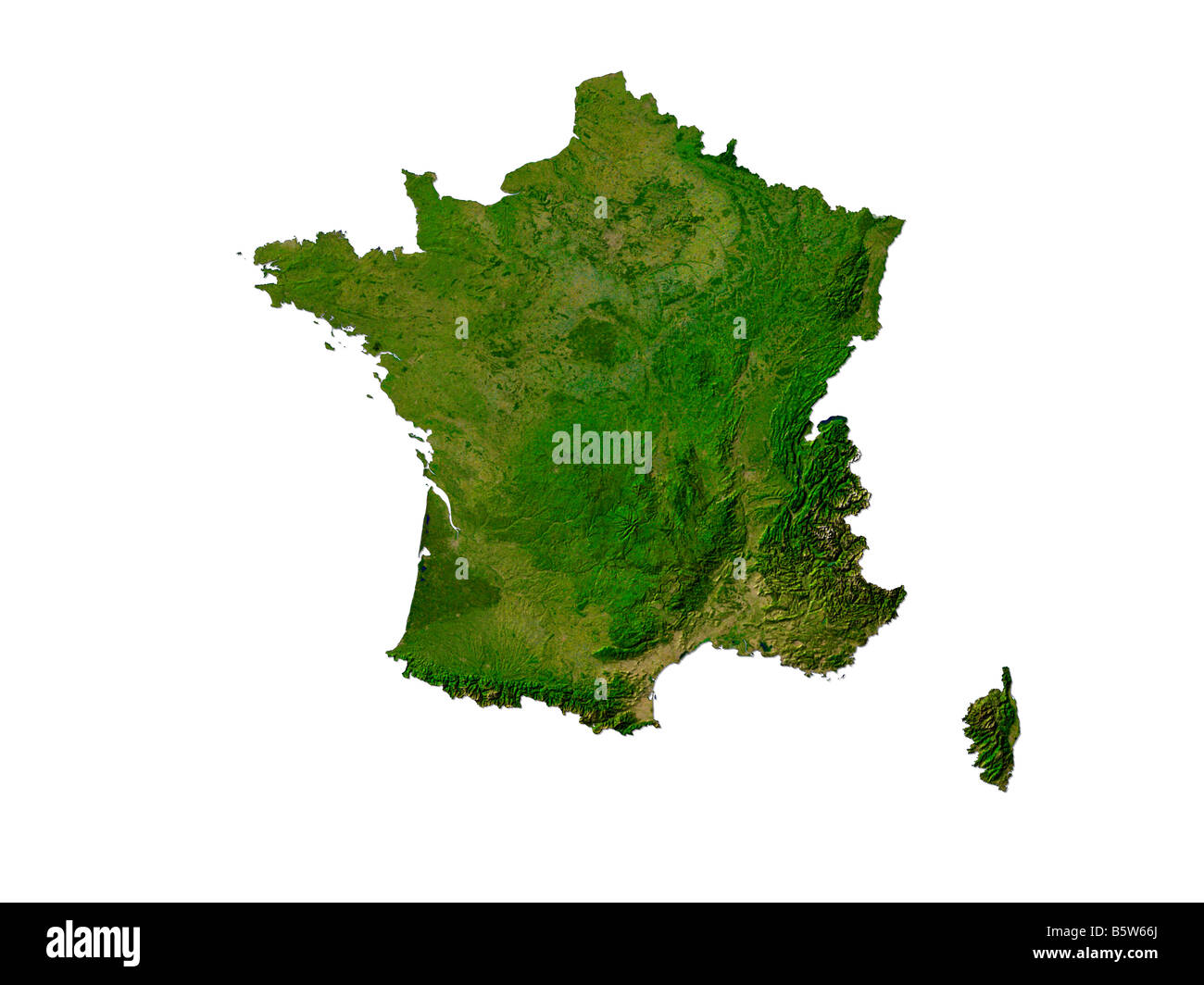 Map of europe france highlighted hi-res stock photography and images ...