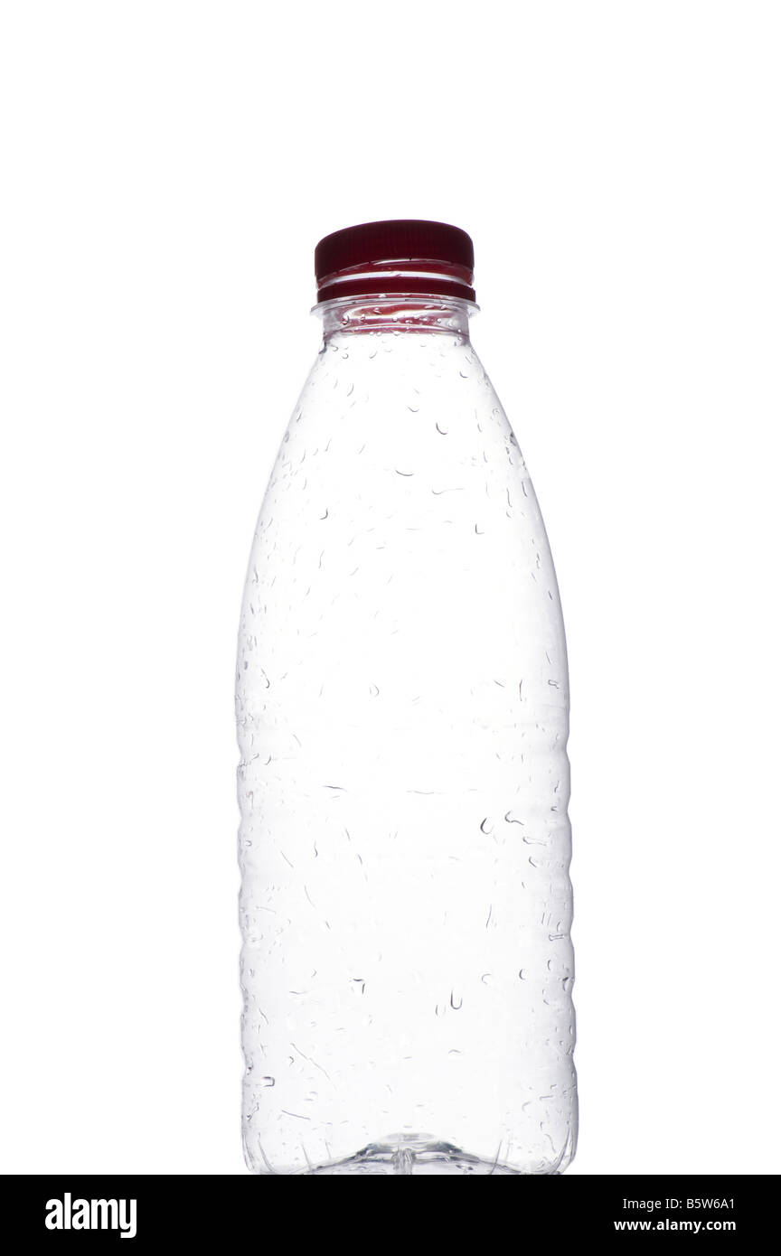 object on white plastic bottle on white Stock Photo - Alamy