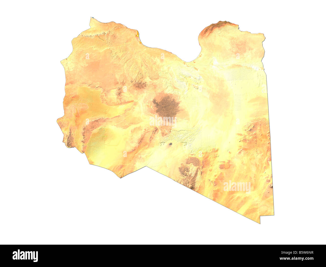 Libya map hi-res stock photography and images - Alamy