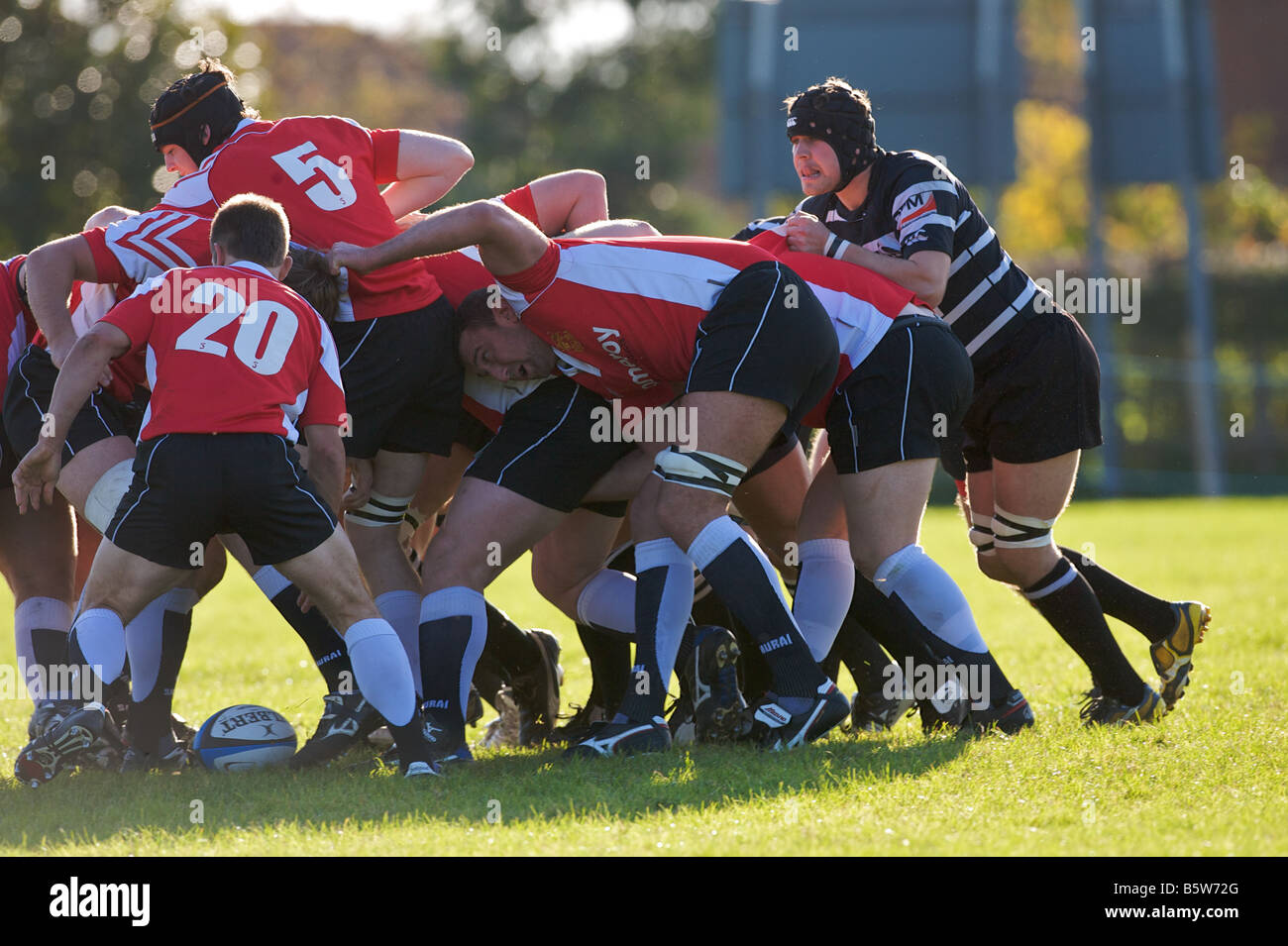 A game of rugby Stock Photo - Alamy