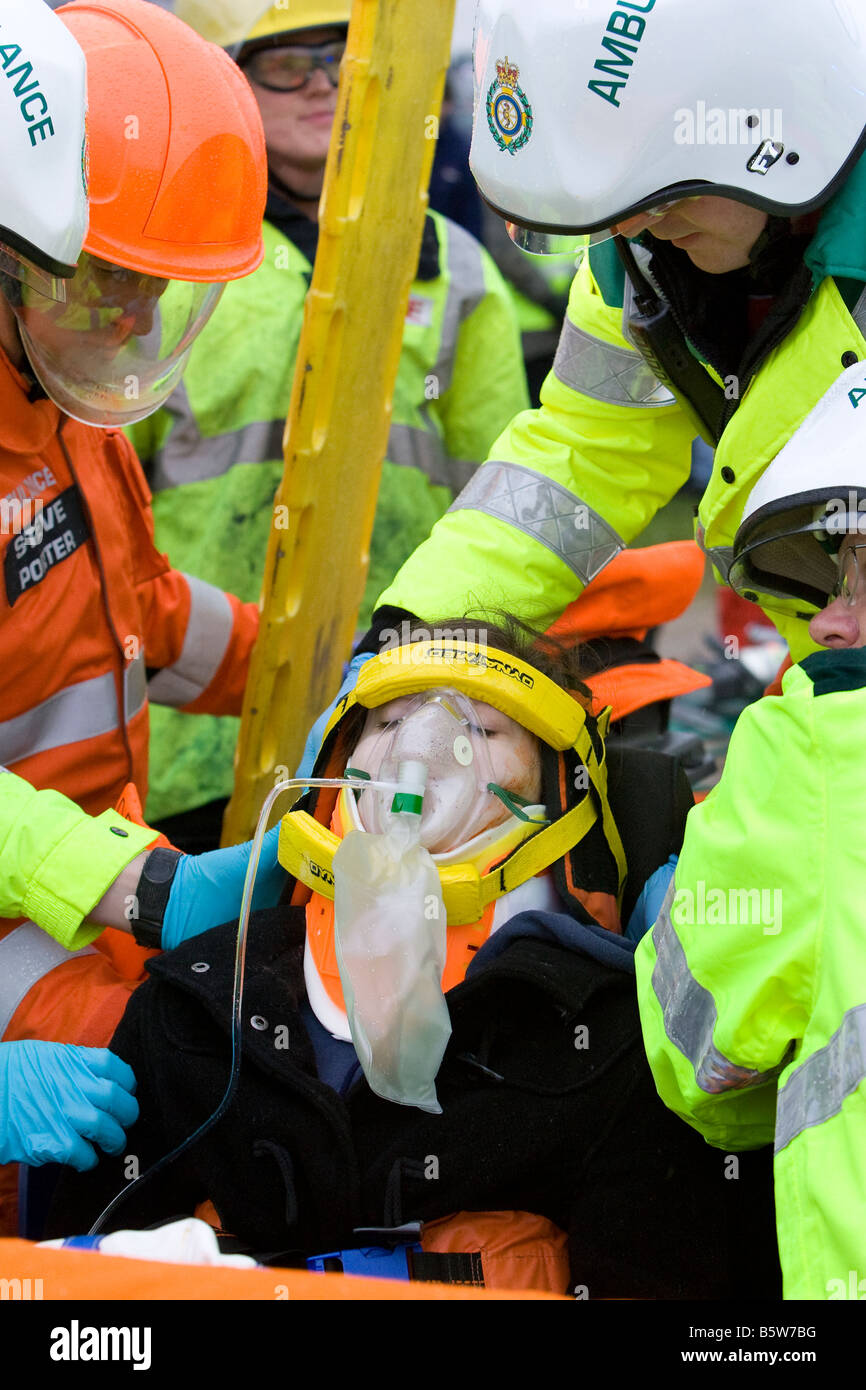 Road traffic accident simulation at local college aiming to deliver ...