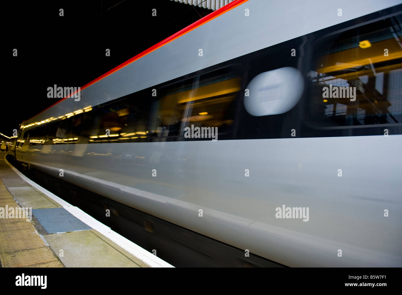 London , Euston Railways Station , Virgin Rail railway train carriage ...