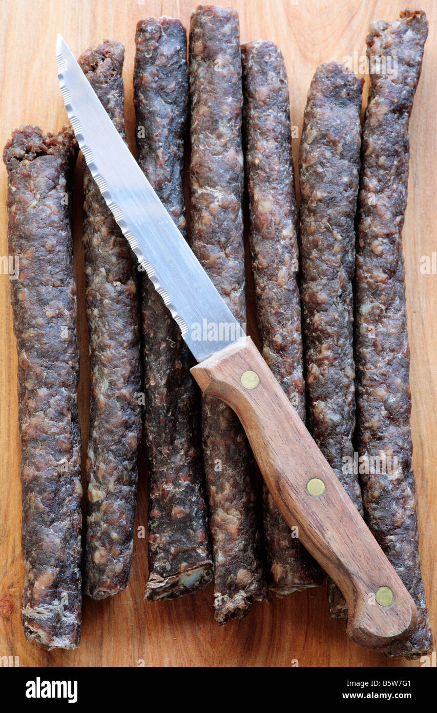 Very dry biltong sticks hi-res stock photography and images - Alamy