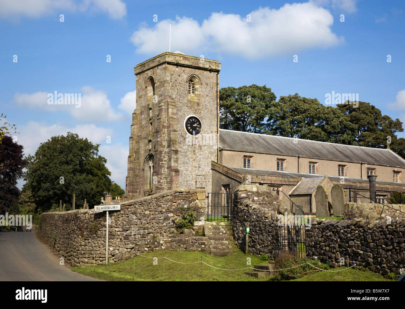 St Andrew's Parish Church in Slaidburn, Lancashire Stock Photo - Alamy
