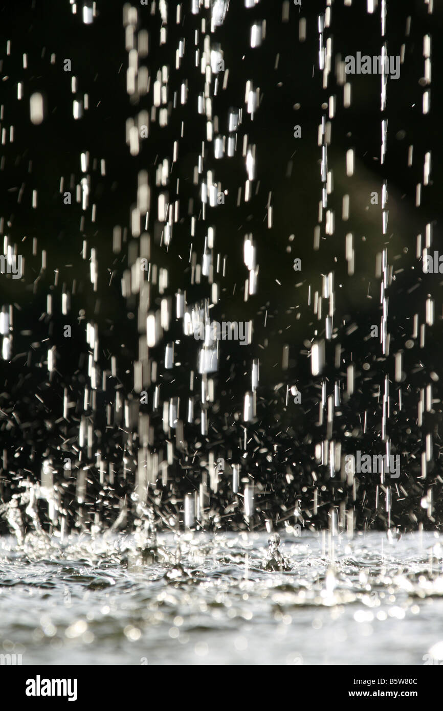 Backlit water drops from spray hi-res stock photography and images - Alamy