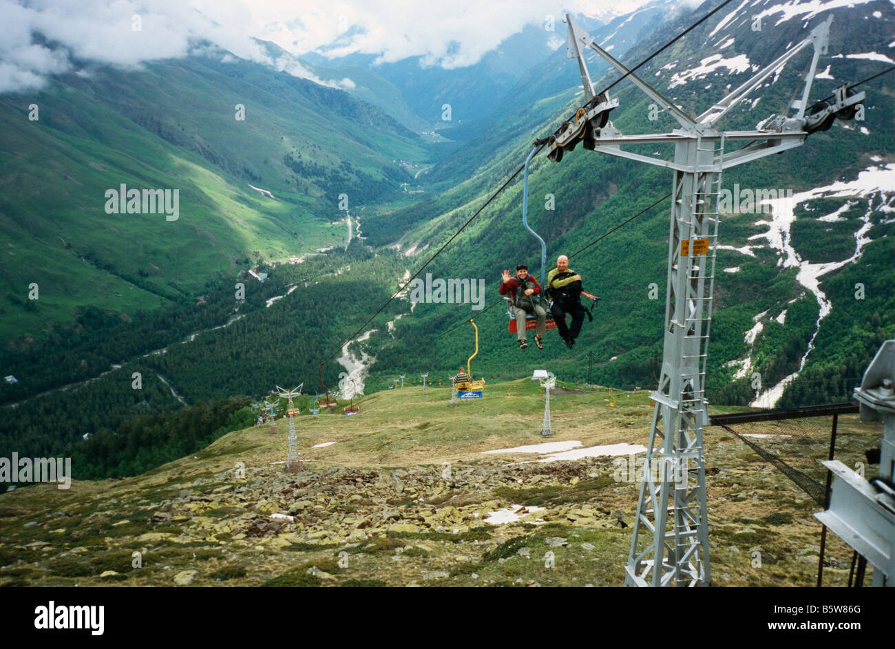 Slopes north caucasus mountains hi-res stock photography and images - Alamy