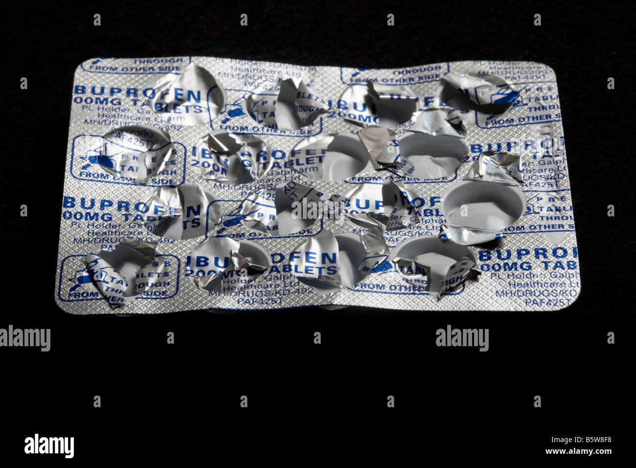 empty tablet packet Stock Photo - Alamy