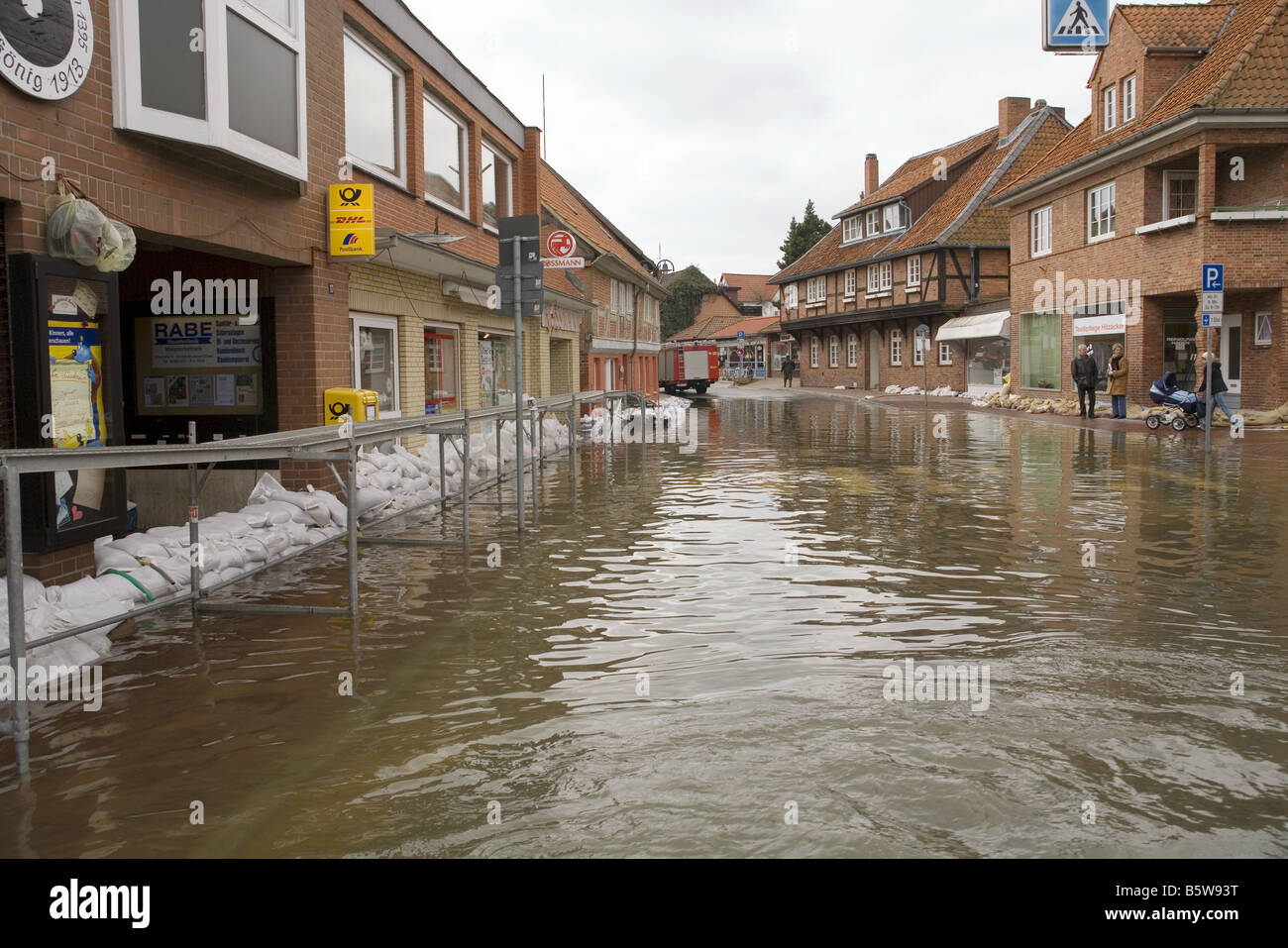 inundation in Hitzacker Stock Photo - Alamy