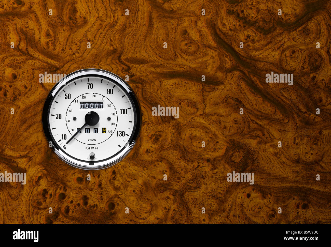 A classic speedometer Stock Photo - Alamy