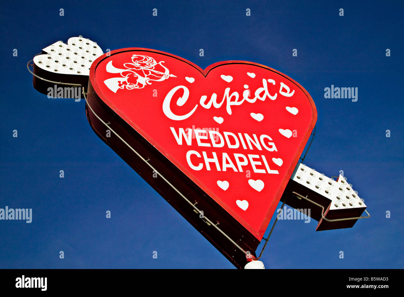 Wedding chapel sign Las Vegas Nevada Stock Photo - Alamy