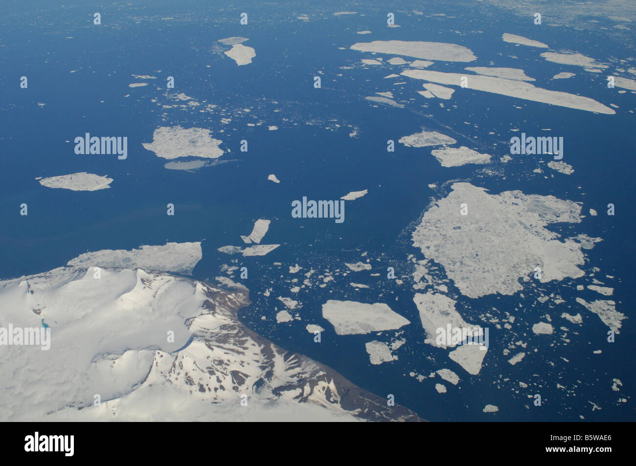Sea ice, arctic ocean, aerial Stock Photo - Alamy
