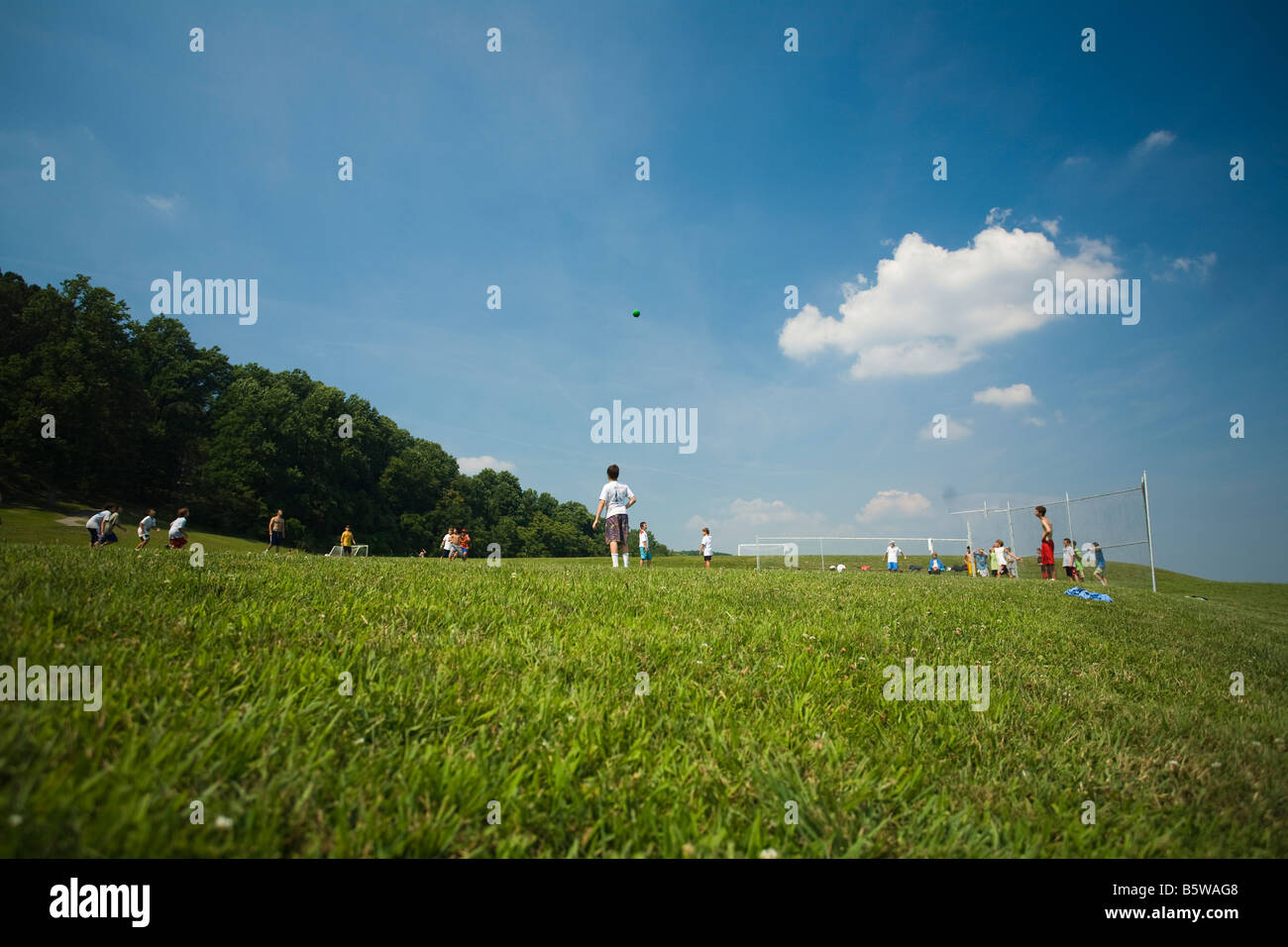 Kickball hi-res stock photography and images - Alamy