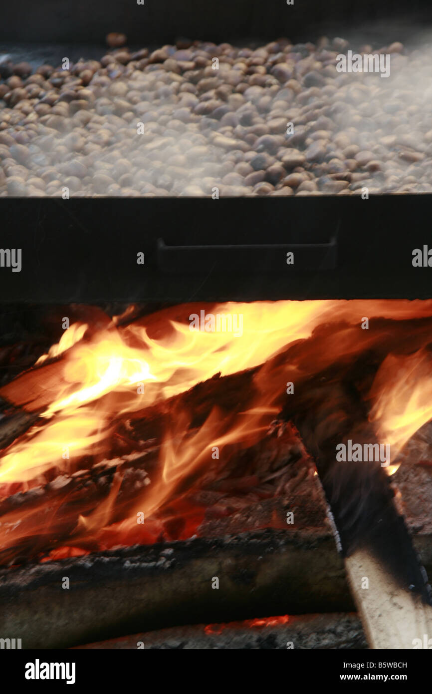 Chest nuts fire hi-res stock photography and images - Alamy