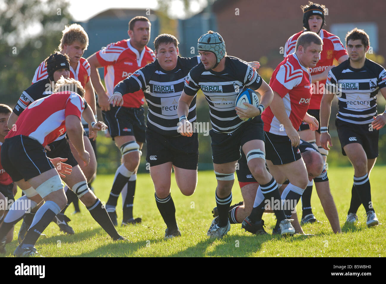 A game of rugby Stock Photo - Alamy