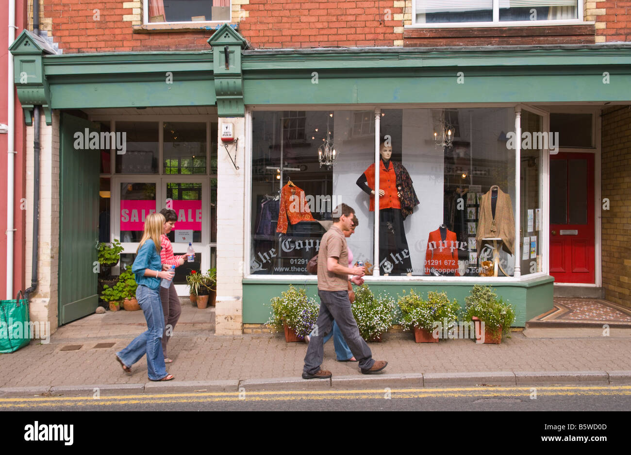 The Copper Tree ladies fashion shop in rural market town of Usk ...