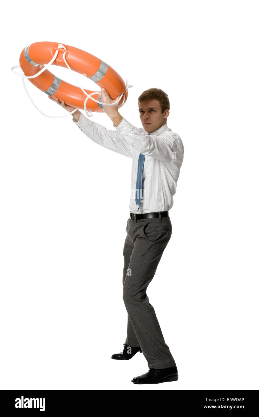 Lifesaver hanging Cut Out Stock Images & Pictures - Alamy