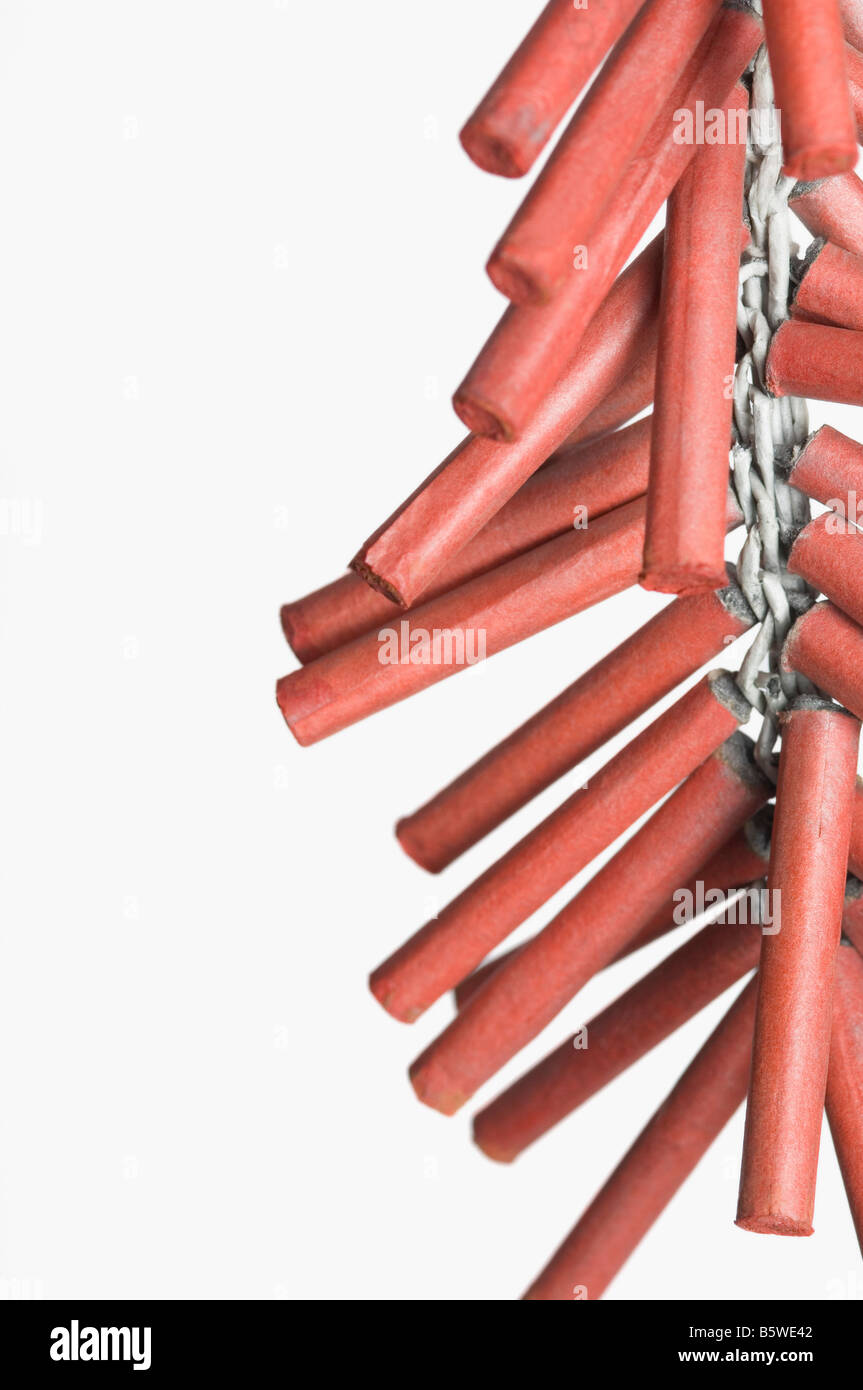 Red firecracker string hi-res stock photography and images - Alamy