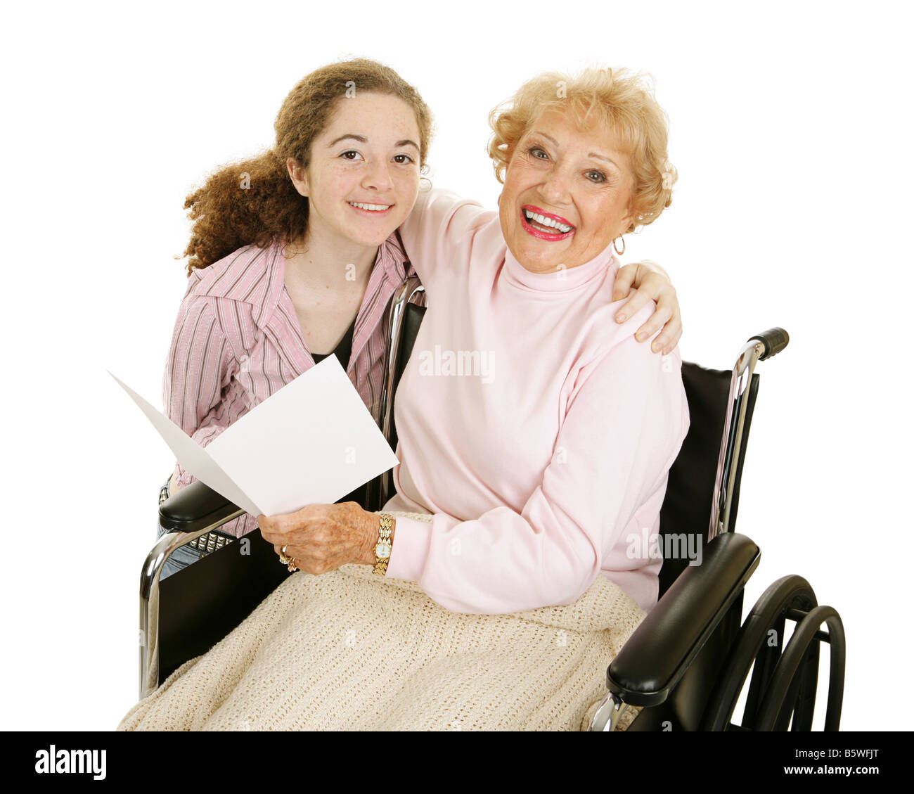 Girl card grandma hi-res stock photography and images - Alamy