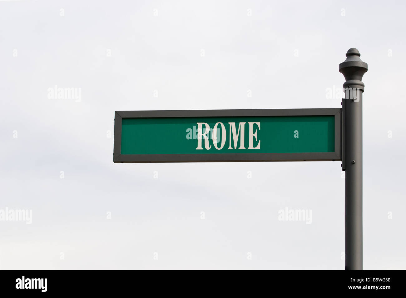 Rome sign hi-res stock photography and images - Alamy