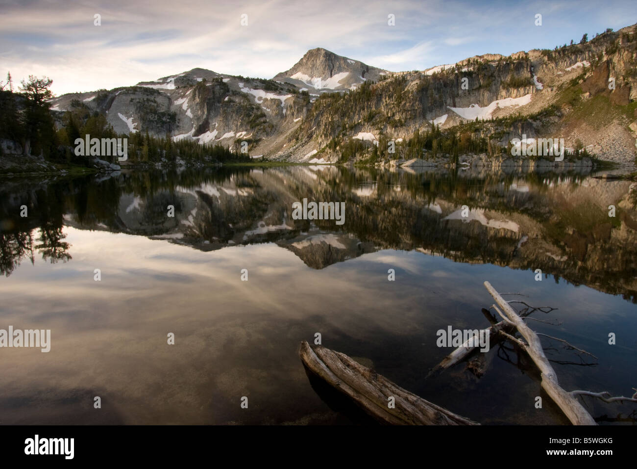 Eagle Cap Peak reflected in Mirror Lake Eagle Cap Wilderness Wallowa ... Eagle Cap Peak reflected in Mirror Lake Eagle Cap Wilderness Wallowa ...
