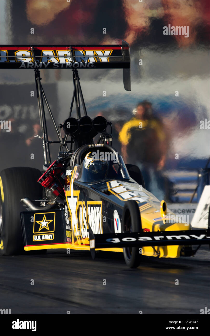 Tony Schumacher at the NHRA National Time Trials in 2008 Stock Photo ...