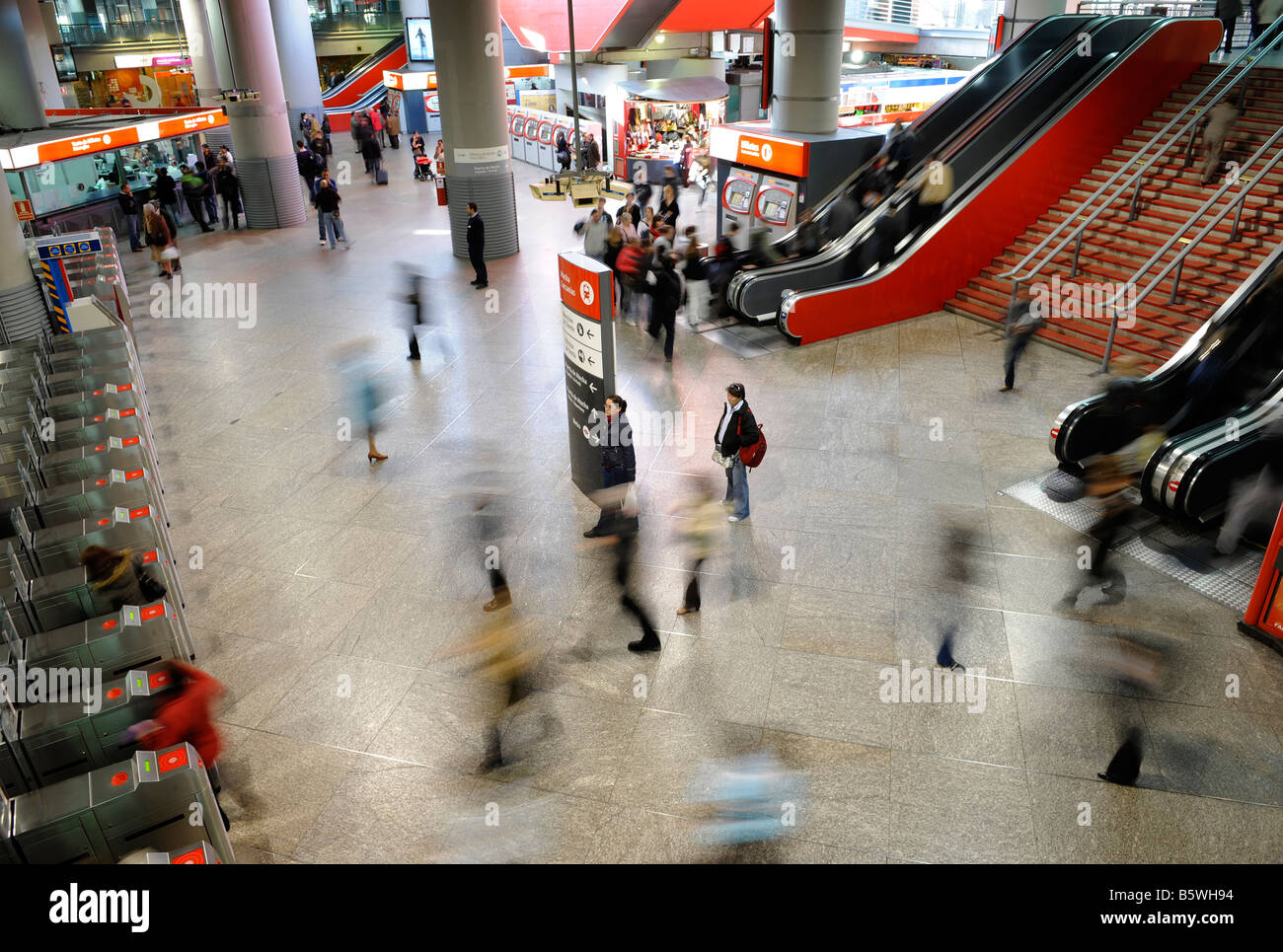 Modern train in rush hour hi-res stock photography and images - Alamy