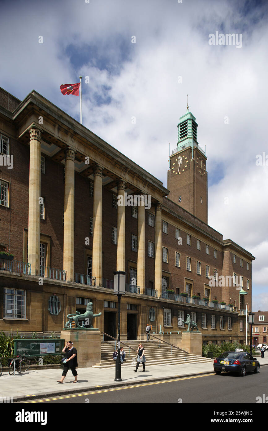 Norwich City Hall by CH James and SR Pierce 1938 9 Norfolk UK Stock ...
