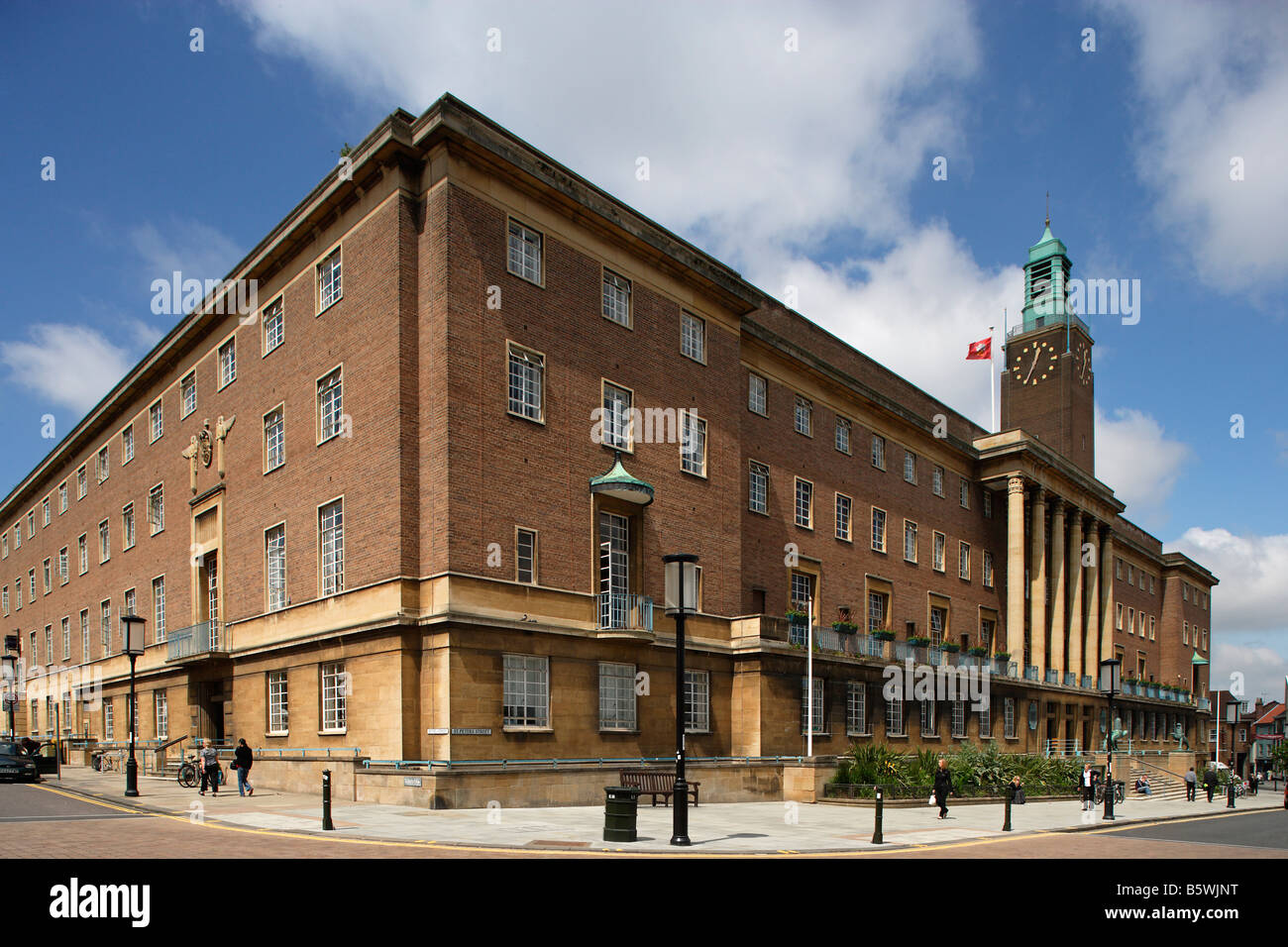 Norwich City Hall by CH James and SR Pierce 1938 9 Norfolk UK Stock ...