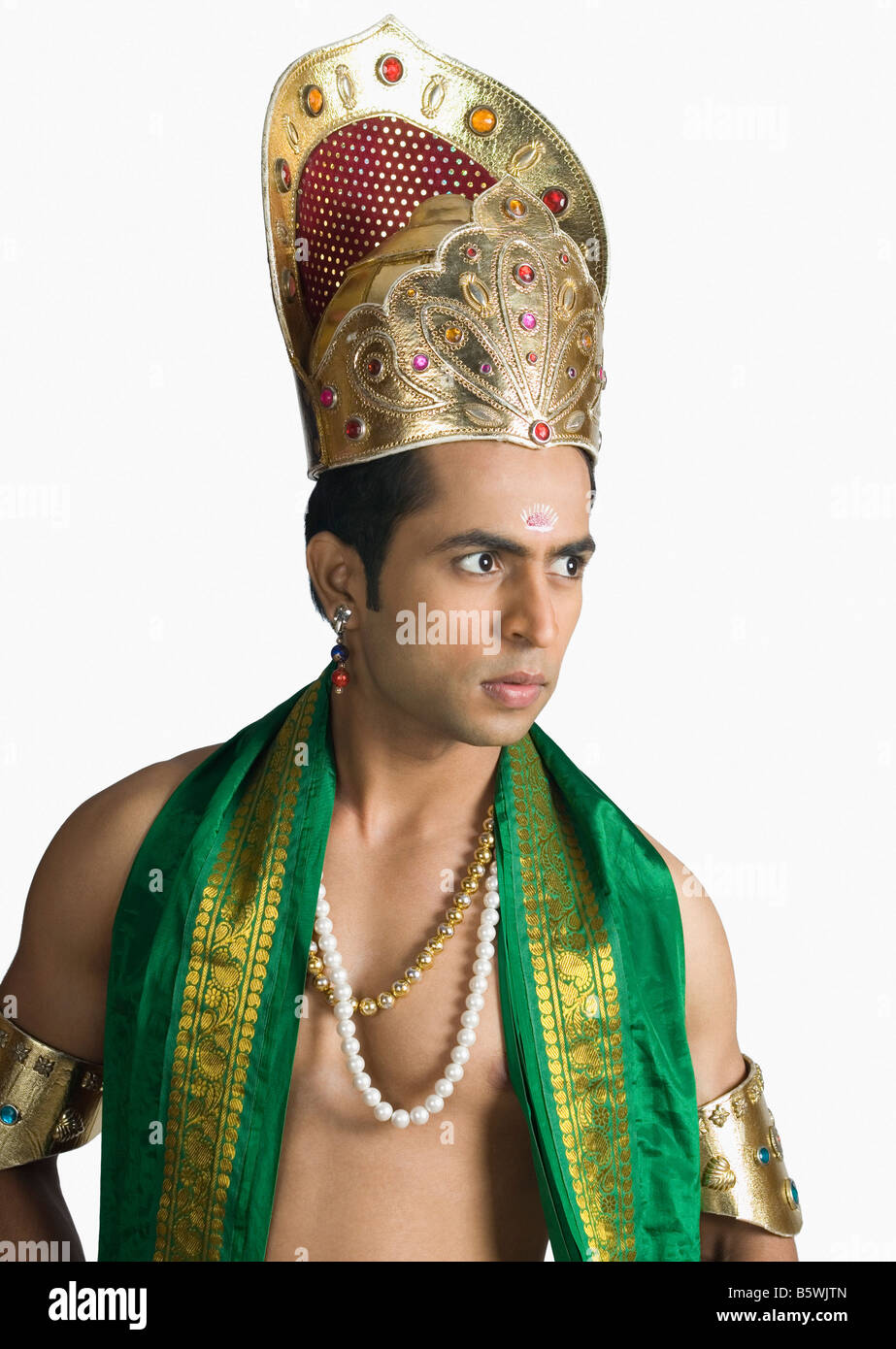 Indian man earring hi-res stock photography and images - Alamy